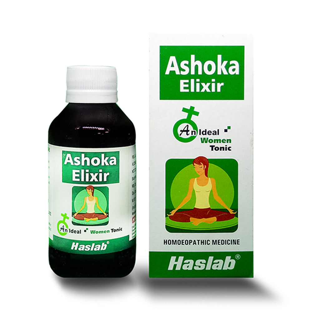 haslab ashoka elixir tonic (115ml) ( menstrual problems, white dischar– GudHealthy