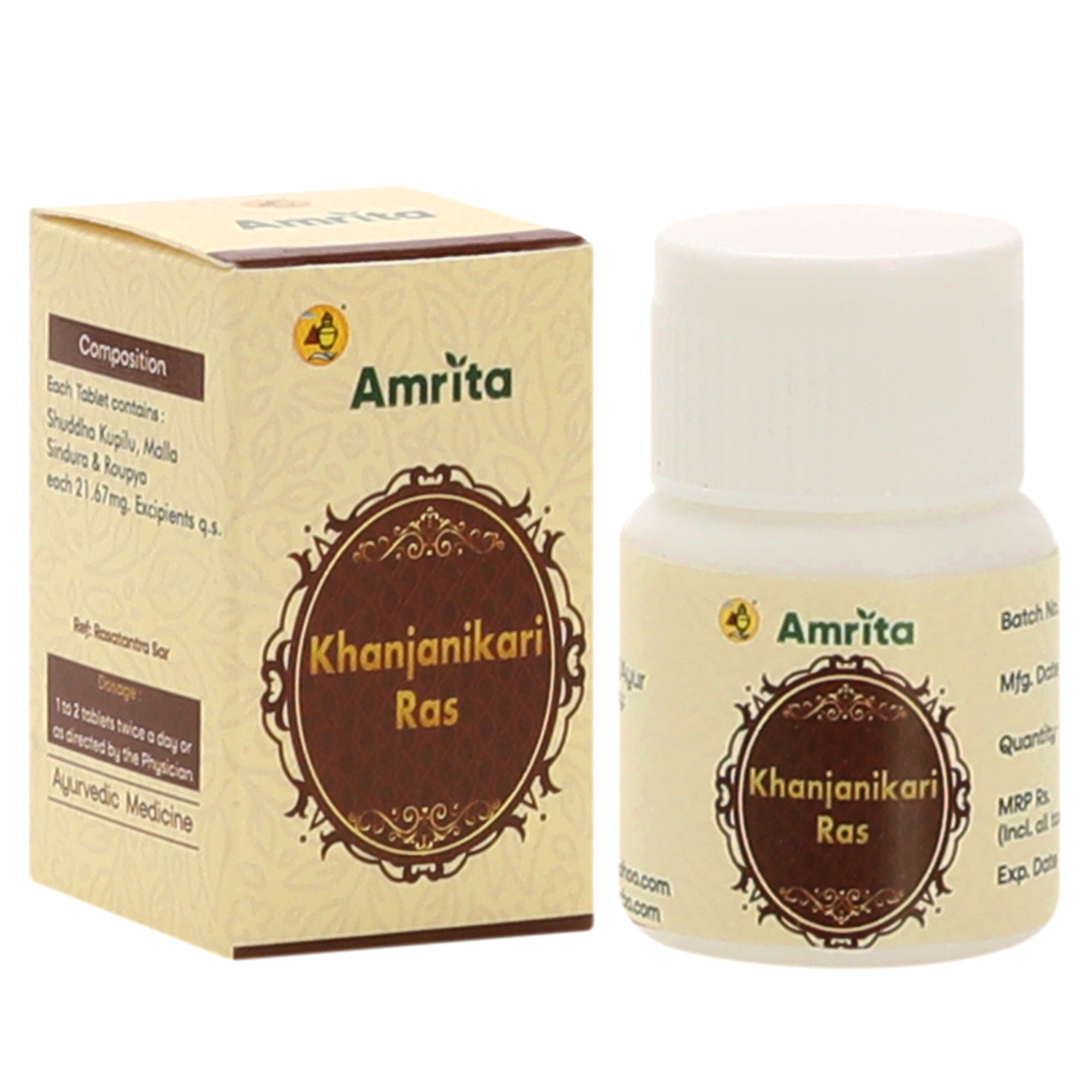 Amrita Khanjanikari Ras Tablet - 30 Tablets– GudHealthy