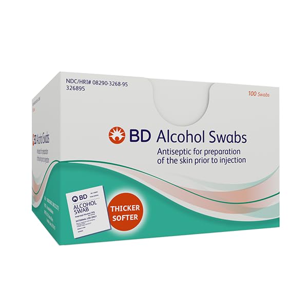 BD Alcohol Swab - 100 units– GudHealthy
