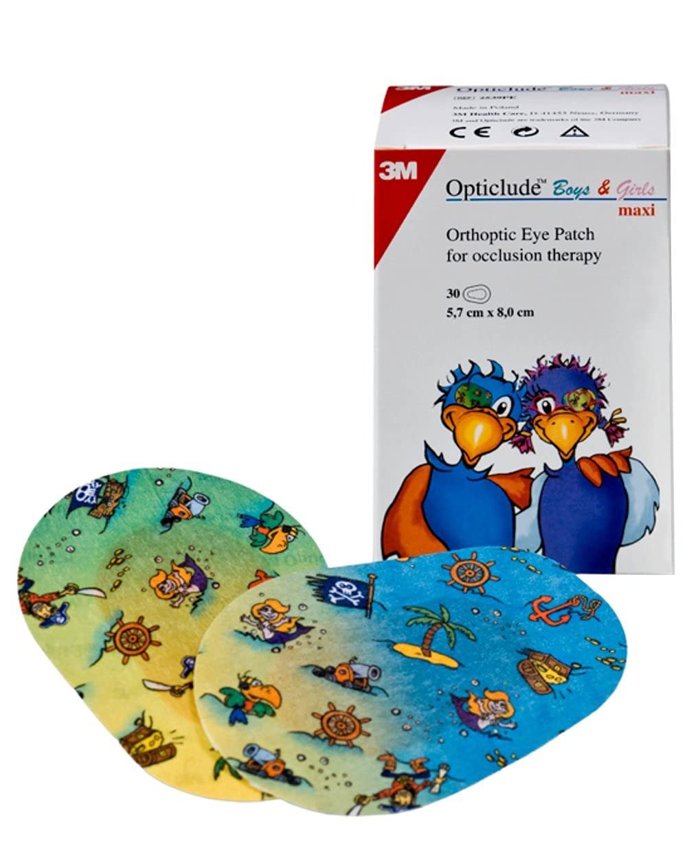 3M Opticlude Orthoptic Eye Patch Junior | For Occlusion Therapy | Eye ...