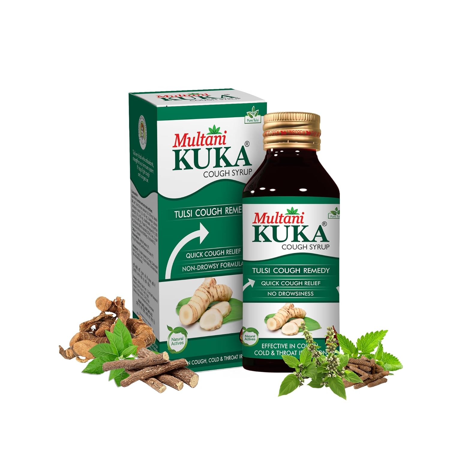 Multani Kuka Cough Syrup | Non-Drowsy - 100ml Syrup– GudHealthy