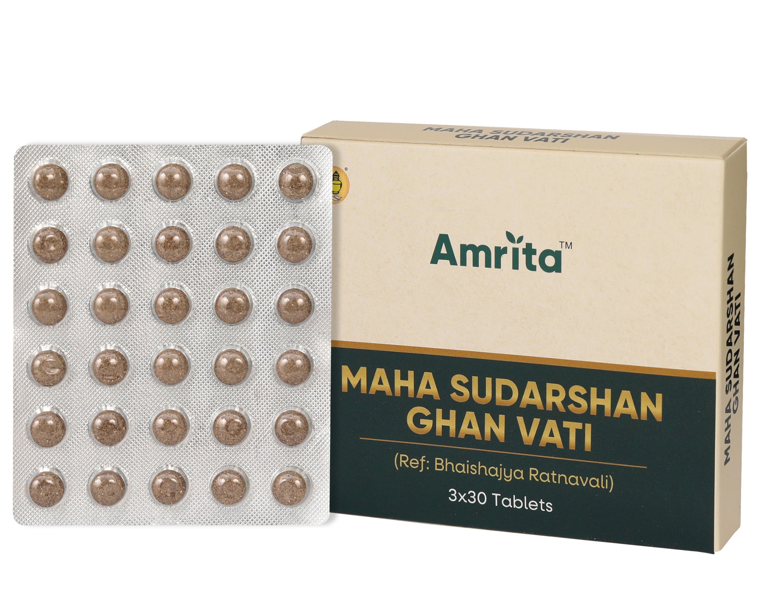 Amrita Maha Sudarshan Ghan Vati Tablet - 90 Tablets– GudHealthy