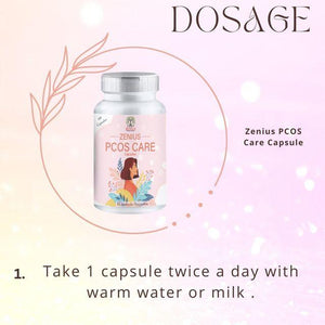 Zenius PCOS Care Capsules for PCOS and PCOD Management - 60 Capsules