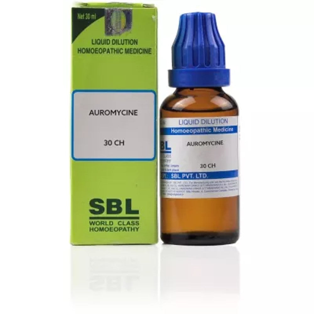 sbl auromycine dilution 30 ch 30ml (for boils & abscesses, ulcers,acne ...